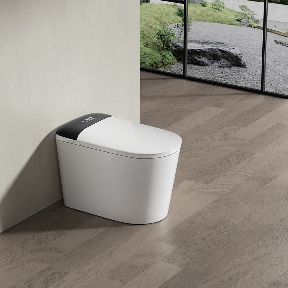 Smart Toilet Auto Flush Toilets Quiet Flush & APP Control - BIKI Smart ...